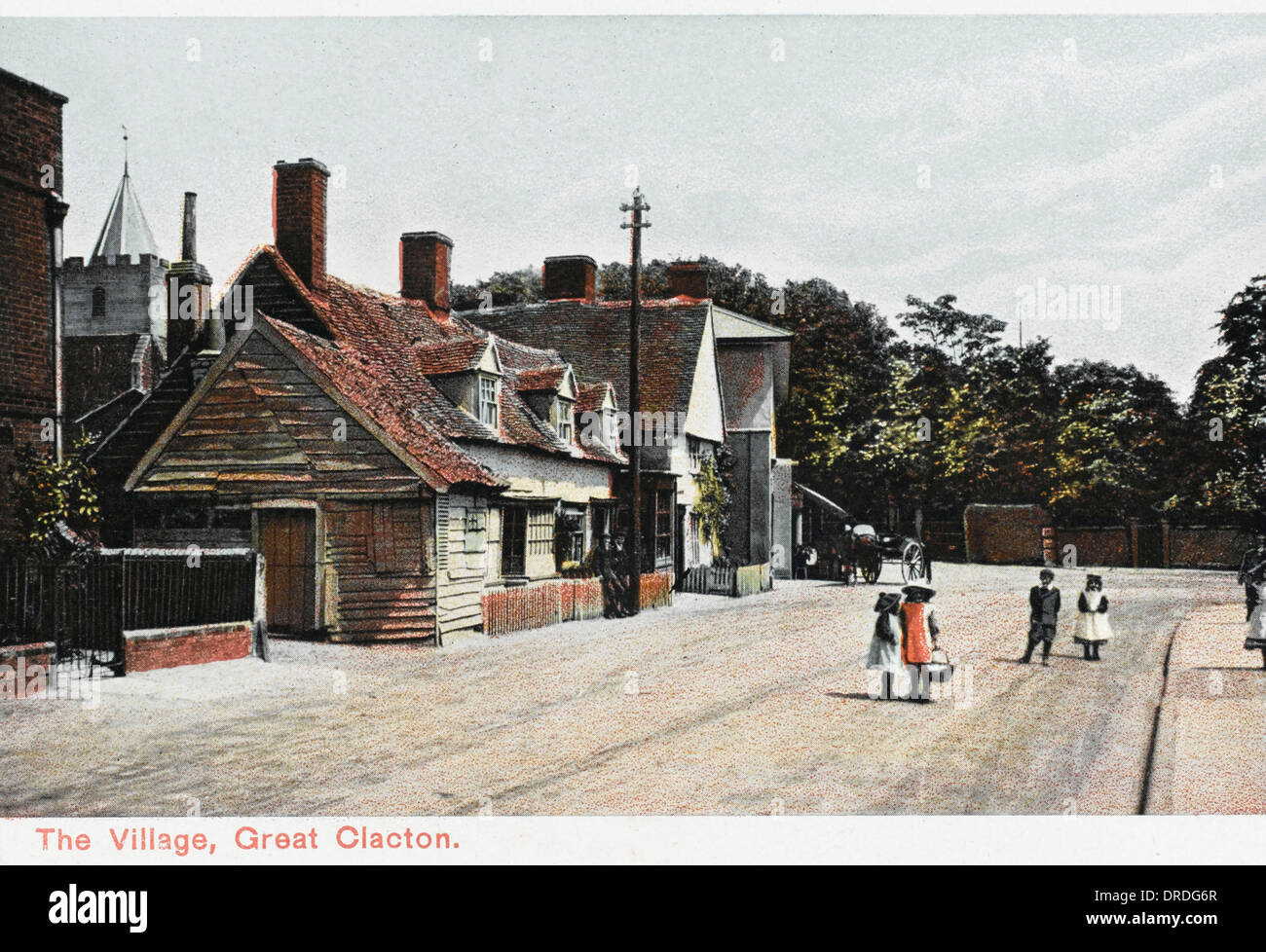 The Village - Great Clacton Stock Photo - Alamy
