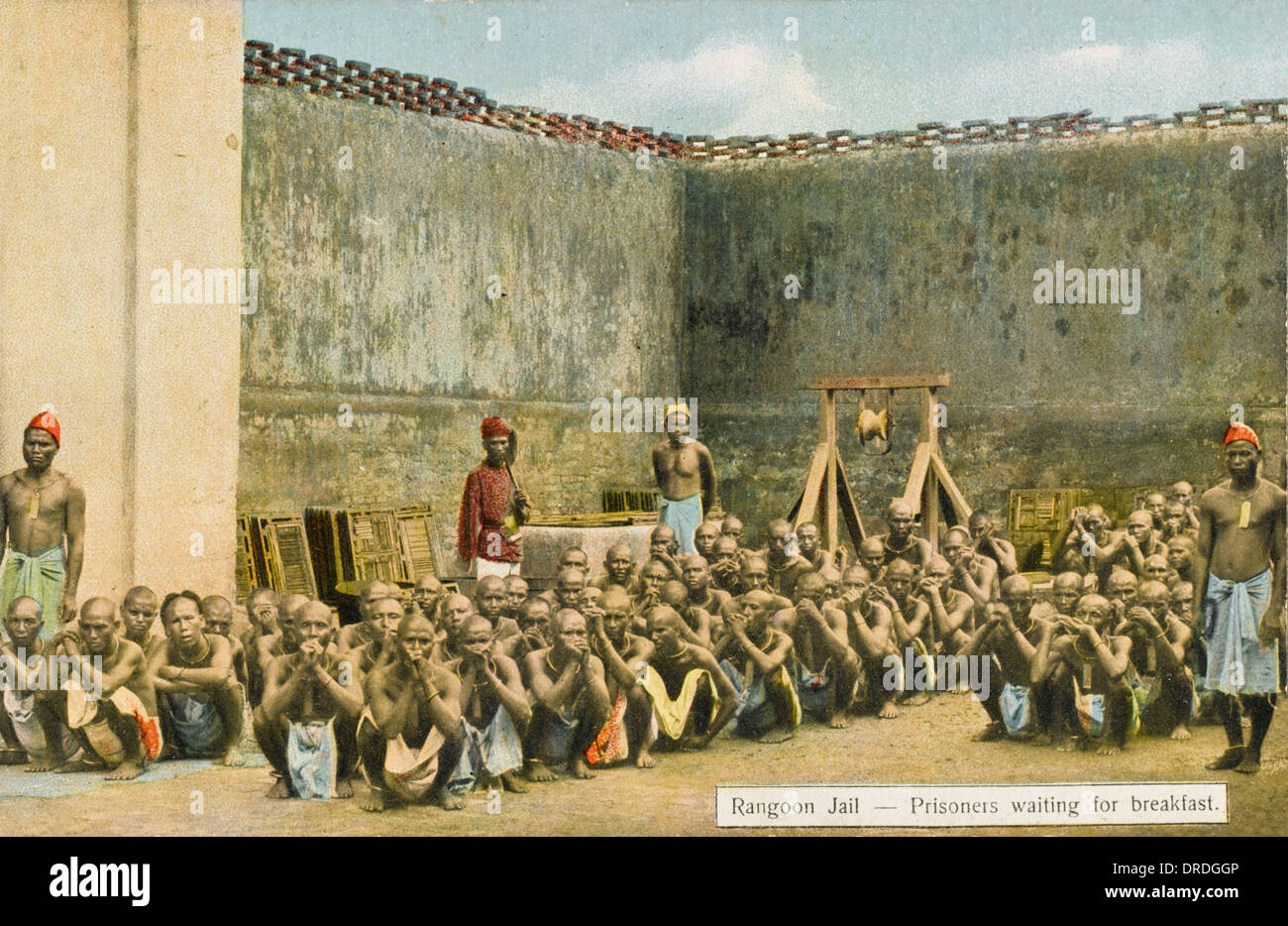 Burma (Myanmar) - Rangoon (Yangon) - Prisoners Stock Photo - Alamy