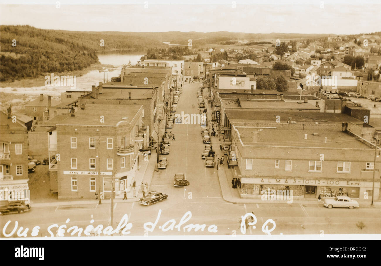 Alma, Quebec, Canada - General View Stock Photo - Alamy