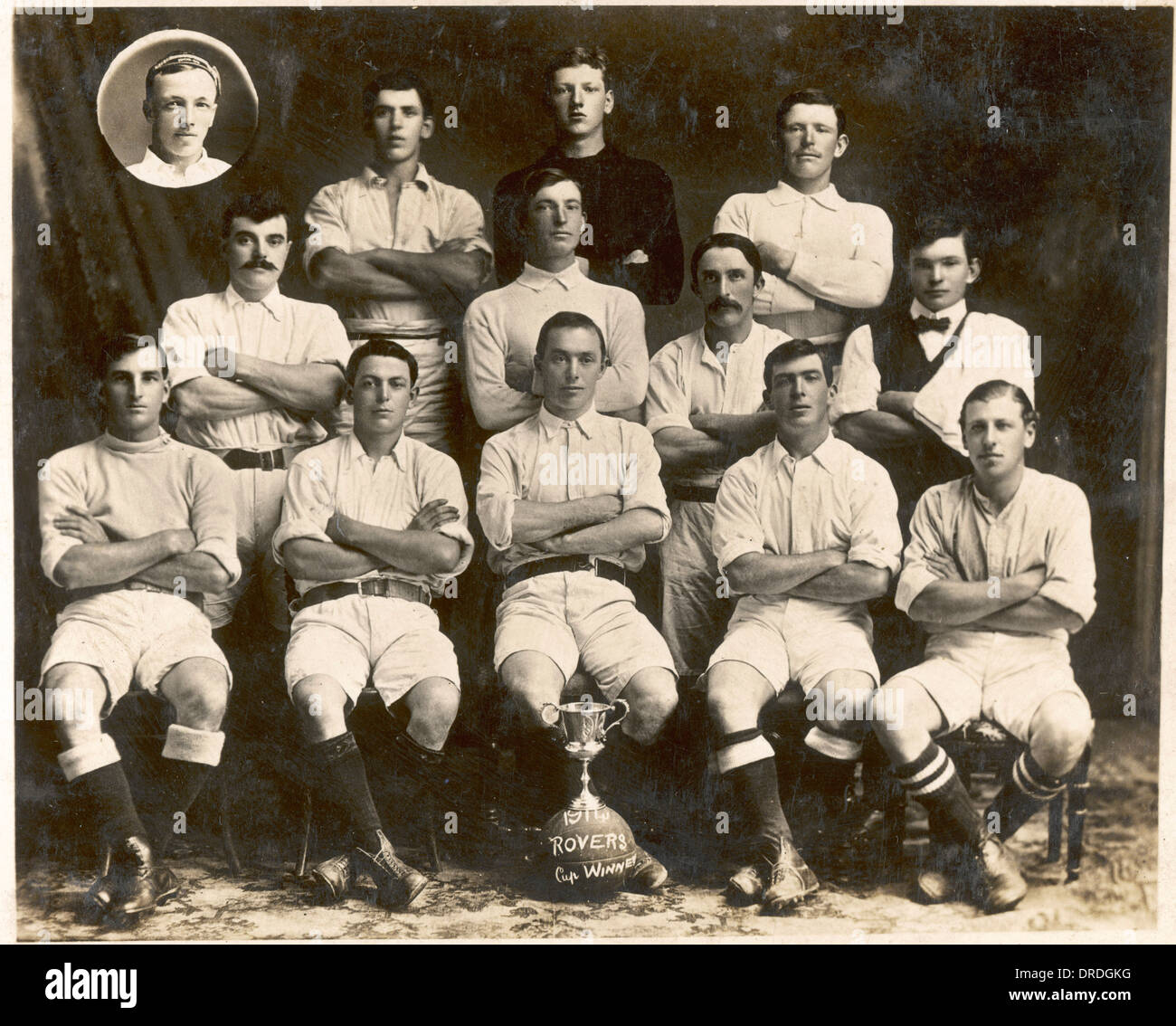 1911 Rovers Cup winners Stock Photo - Alamy