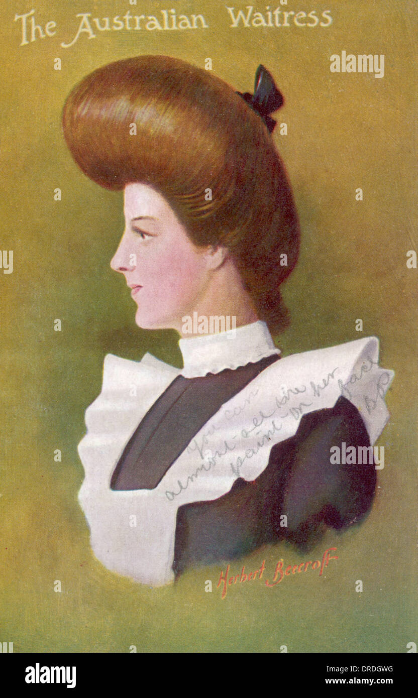 Waitresses 1900s waitress hi-res stock photography and images - Alamy