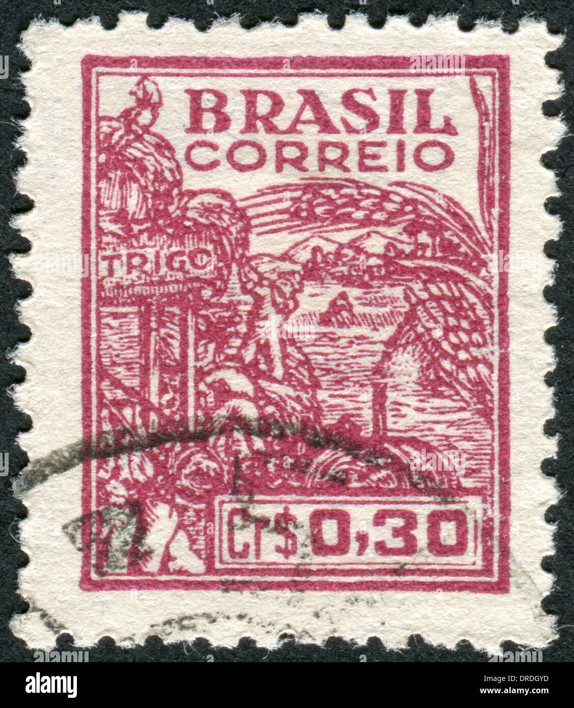 BRAZIL - CIRCA 1947: Postage stamp printed in Brazil, dedicated to ...