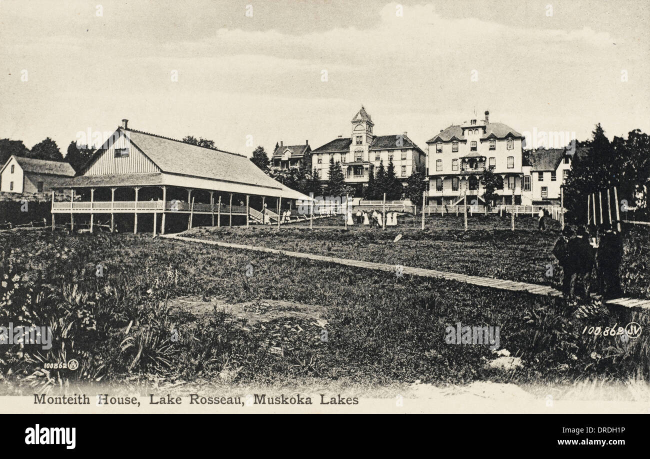 Monteith House, Muskoka Lakes, Canada Stock Photo - Alamy