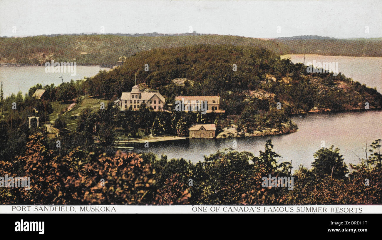 Port Sandfield, Muskoka Lakes, Canada Stock Photo - Alamy