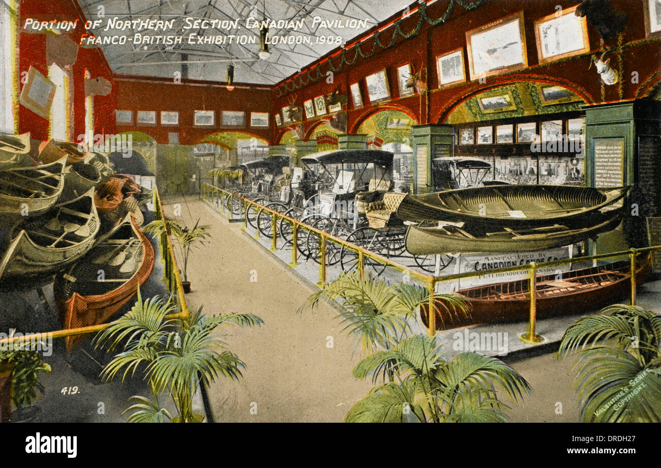 Franco-British Exhibition - Canadian Pavilion Stock Photo - Alamy