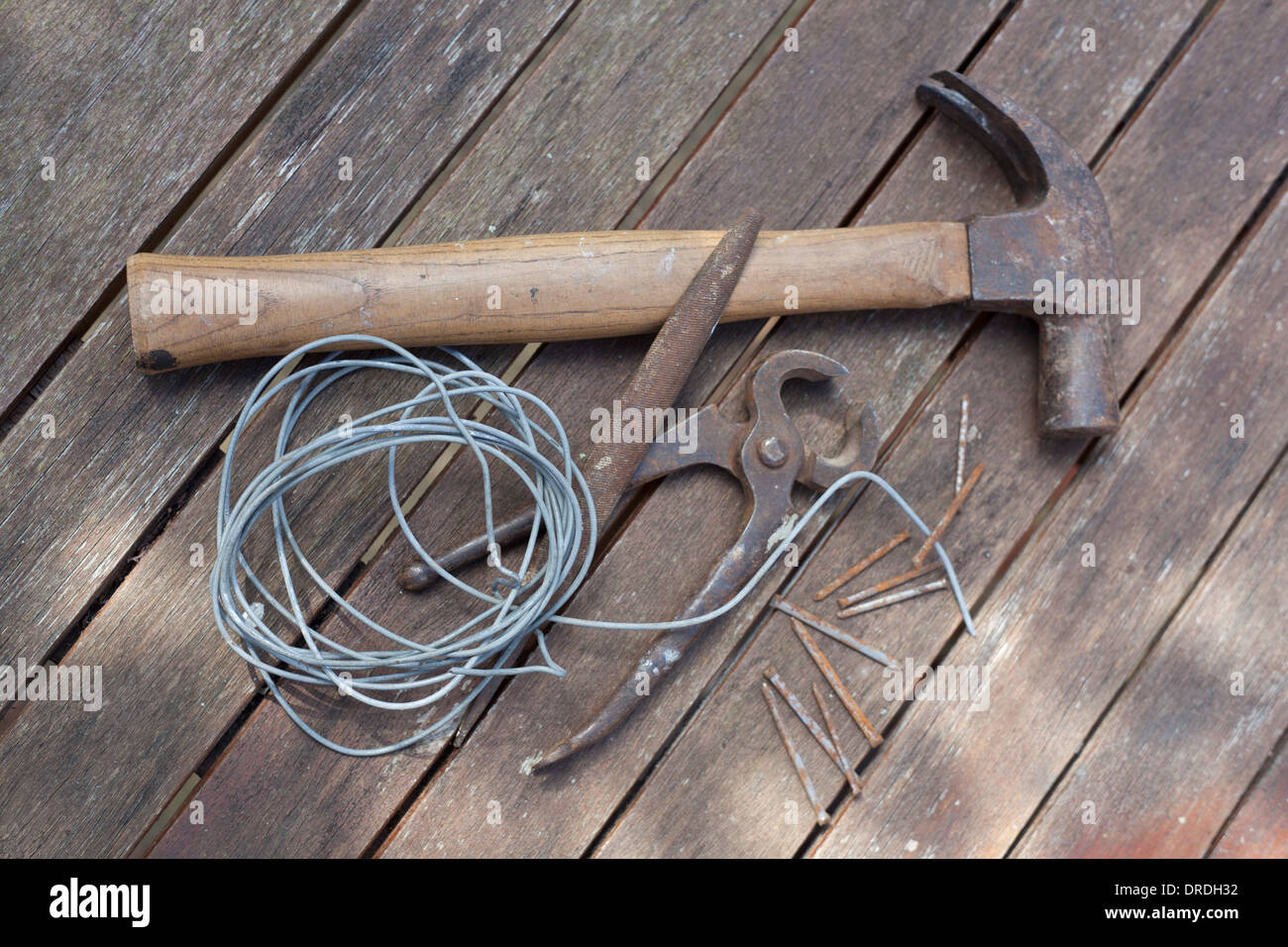 Old tools hi-res stock photography and images - Alamy