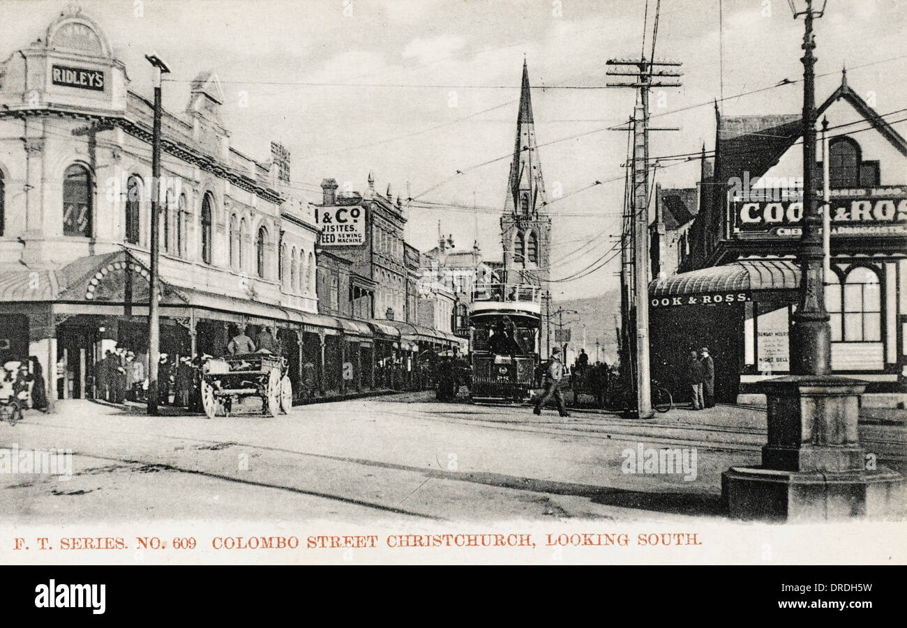 Christchurch colombo street hi-res stock photography and images - Alamy