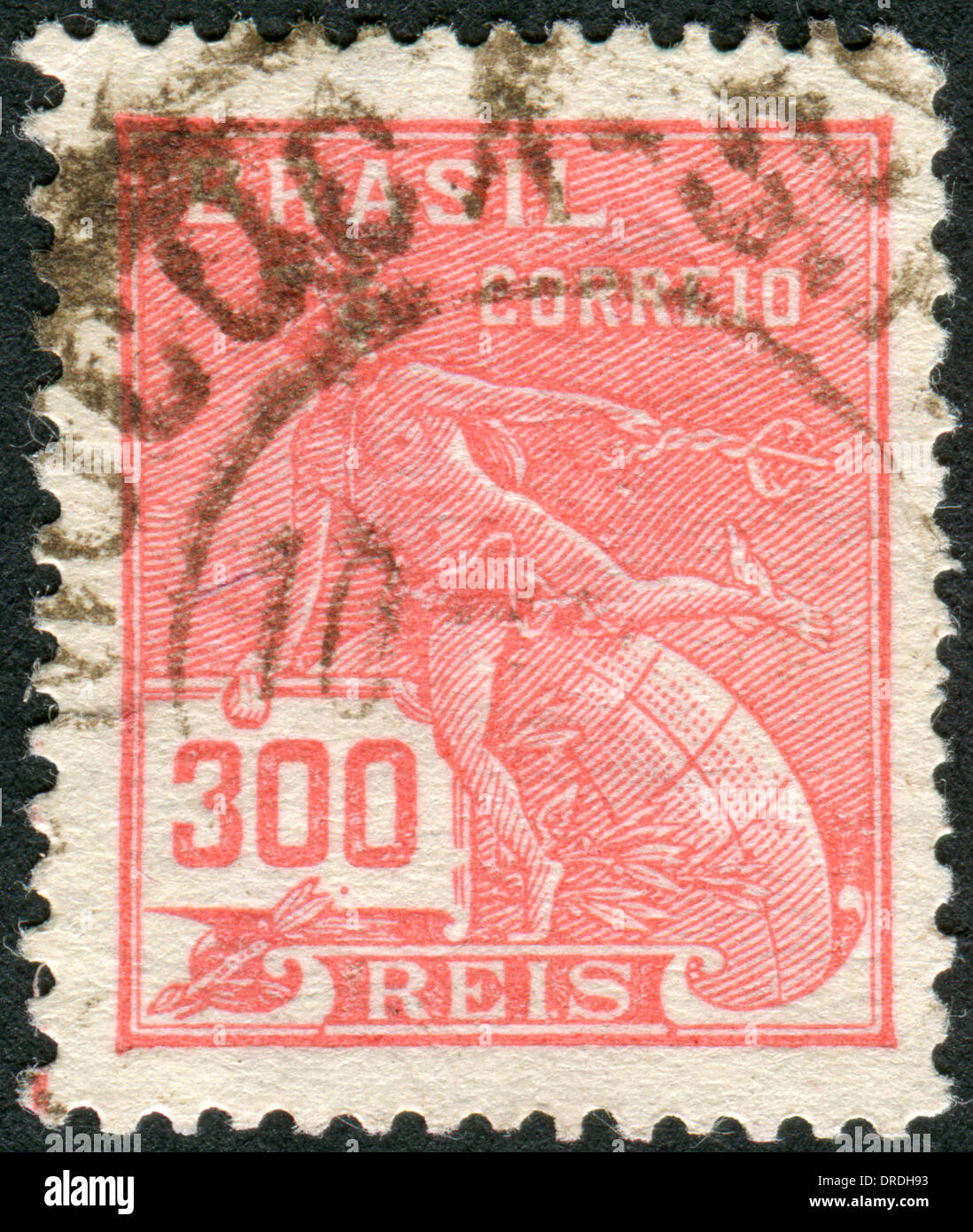 BRAZIL - CIRCA 1929: Postage stamp printed in Brazil, shows the Roman ...
