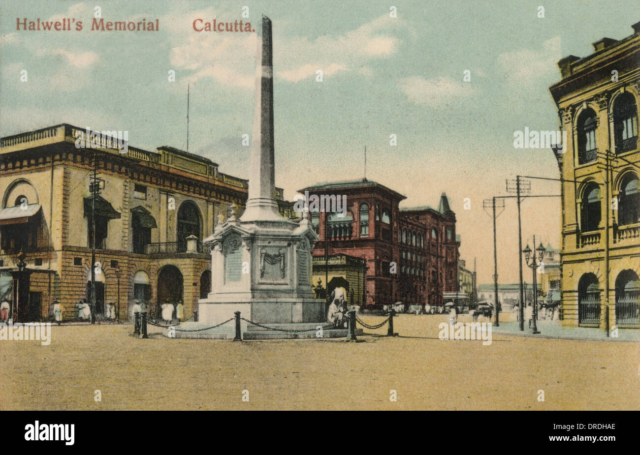Holwell's Memorial, Kolkata, India Stock Photo - Alamy