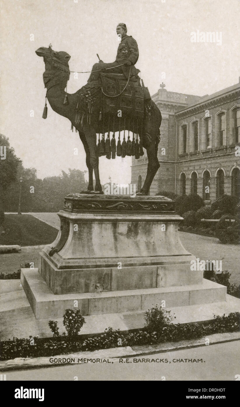 General Gordon Statue, Chatham Stock Photo - Alamy