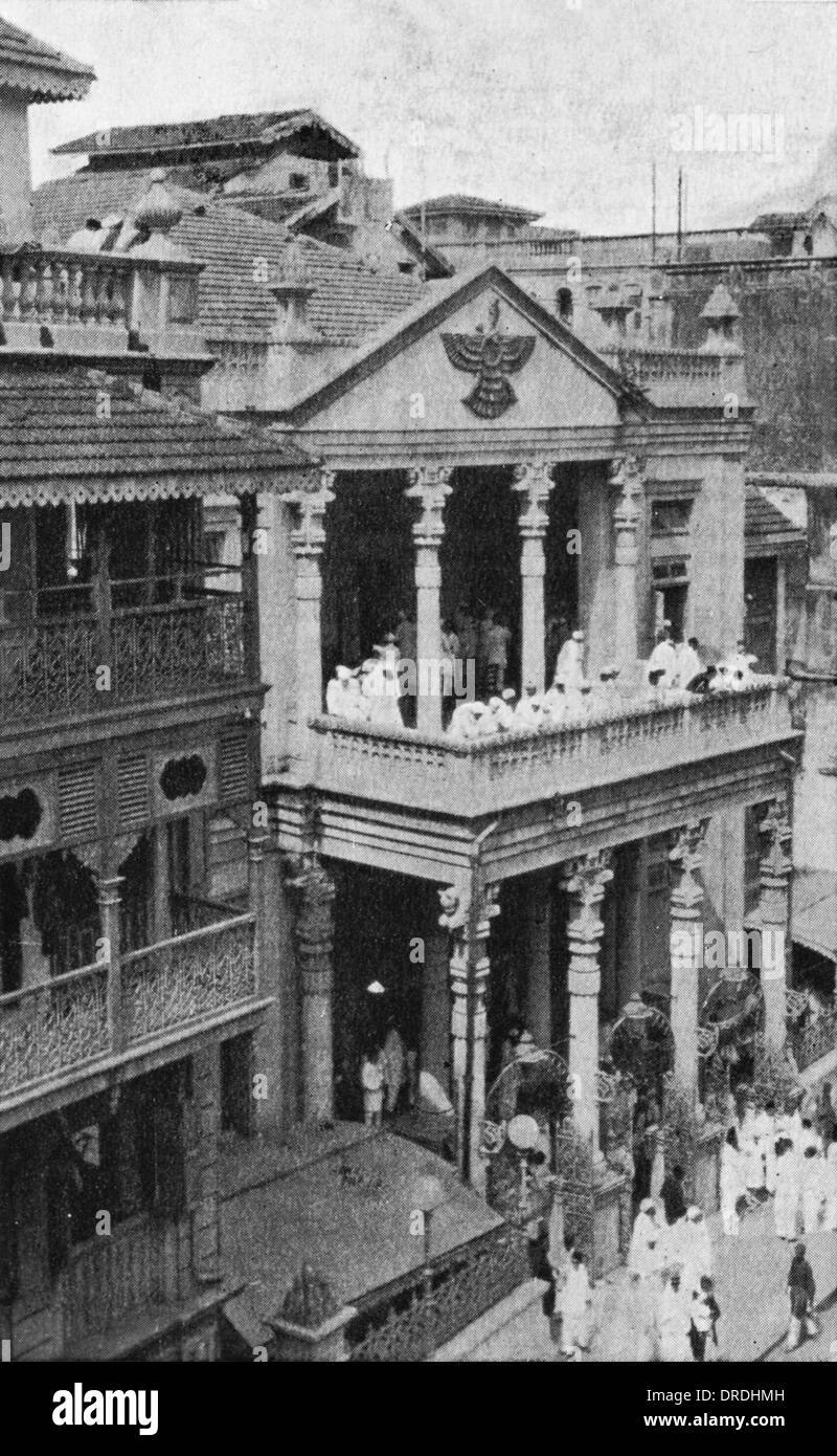 Parsi fire temple mumbai Black and White Stock Photos & Images - Alamy