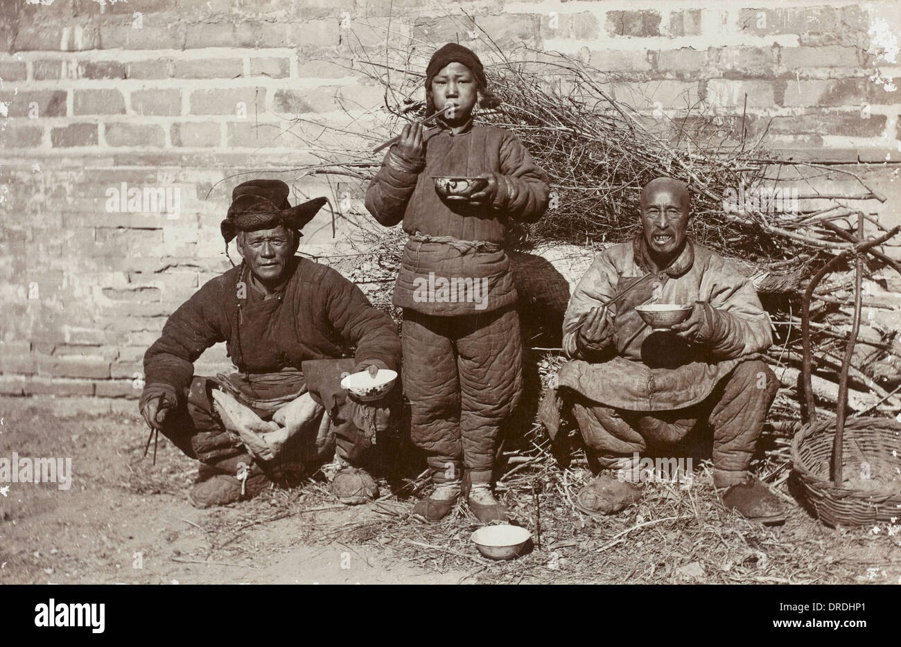 Eating lunch in China Stock Photo - Alamy