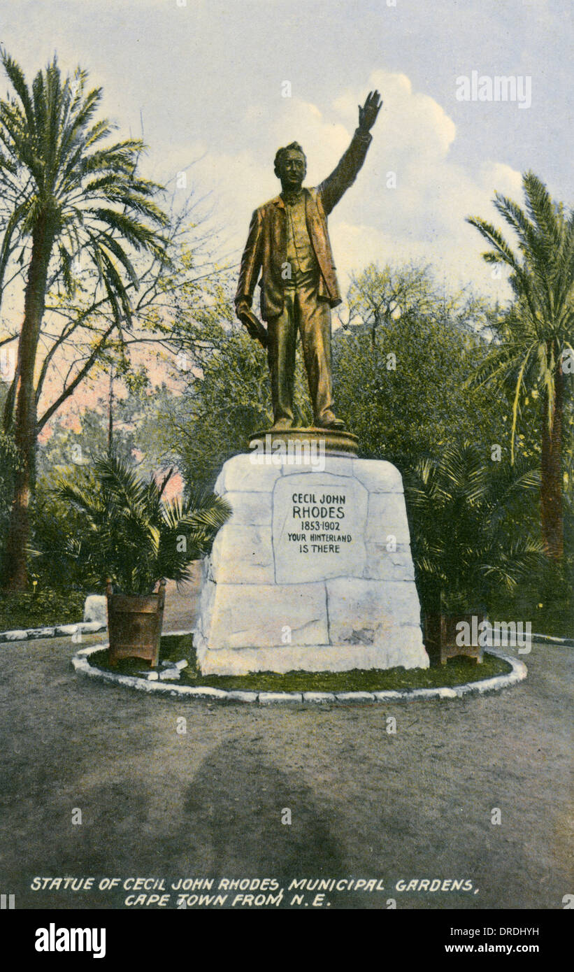 Statue of Cecil Rhodes - Cape Town, South Africa Stock Photo - Alamy