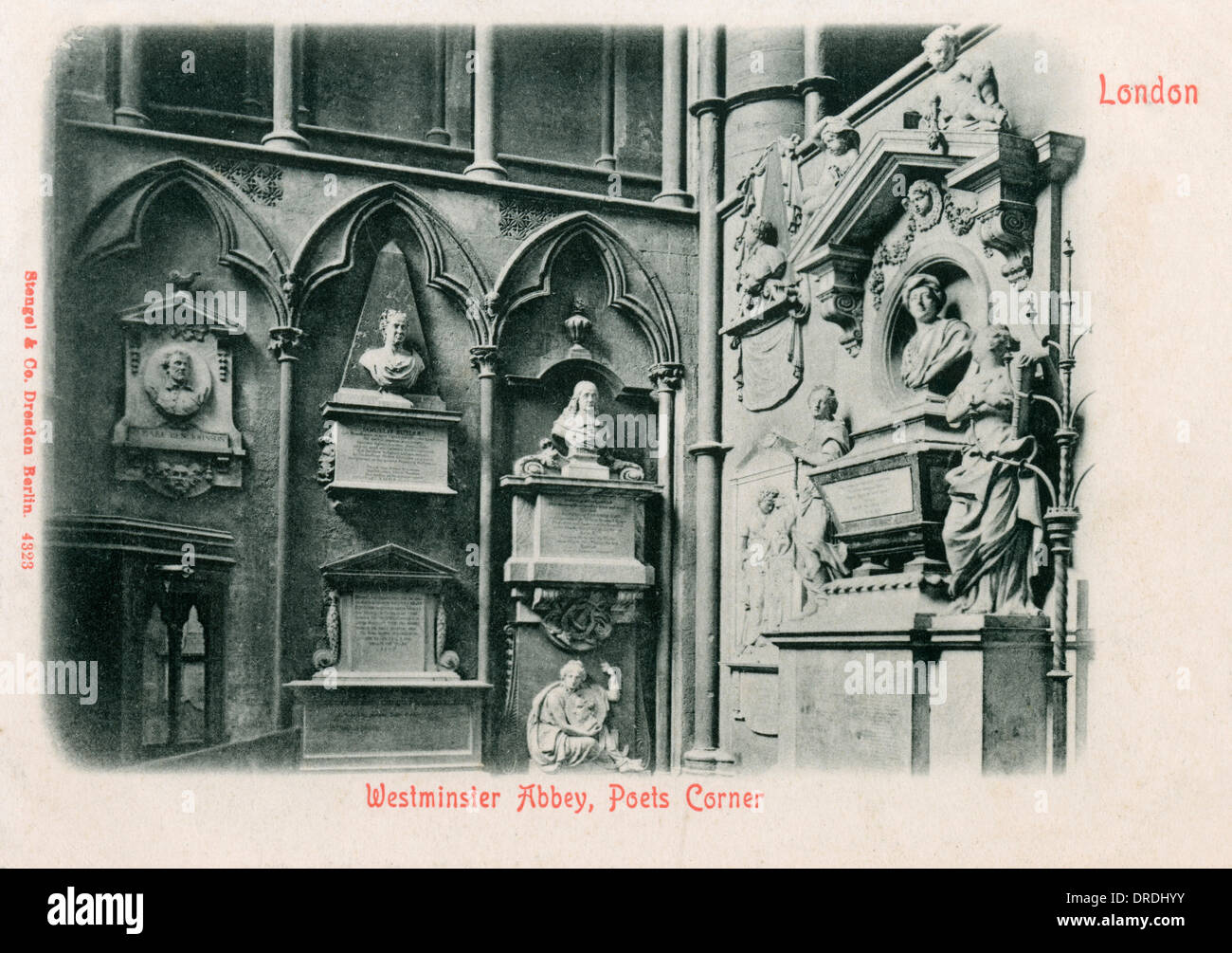 Poets corner westminster abbey hi-res stock photography and images - Alamy