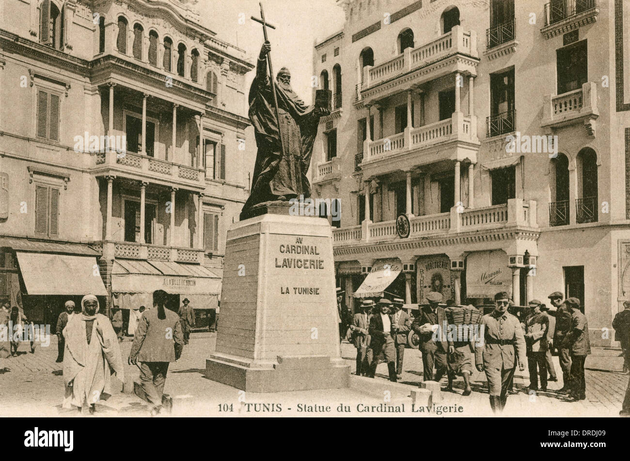 Cardinal Lavigerie - Statue Stock Photo - Alamy