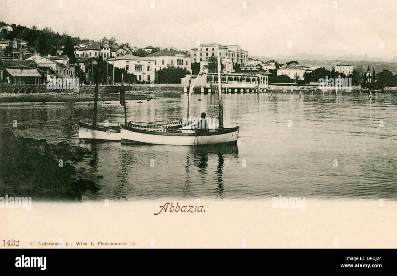 Croatia - Opatija (Abbazia Stock Photo - Alamy