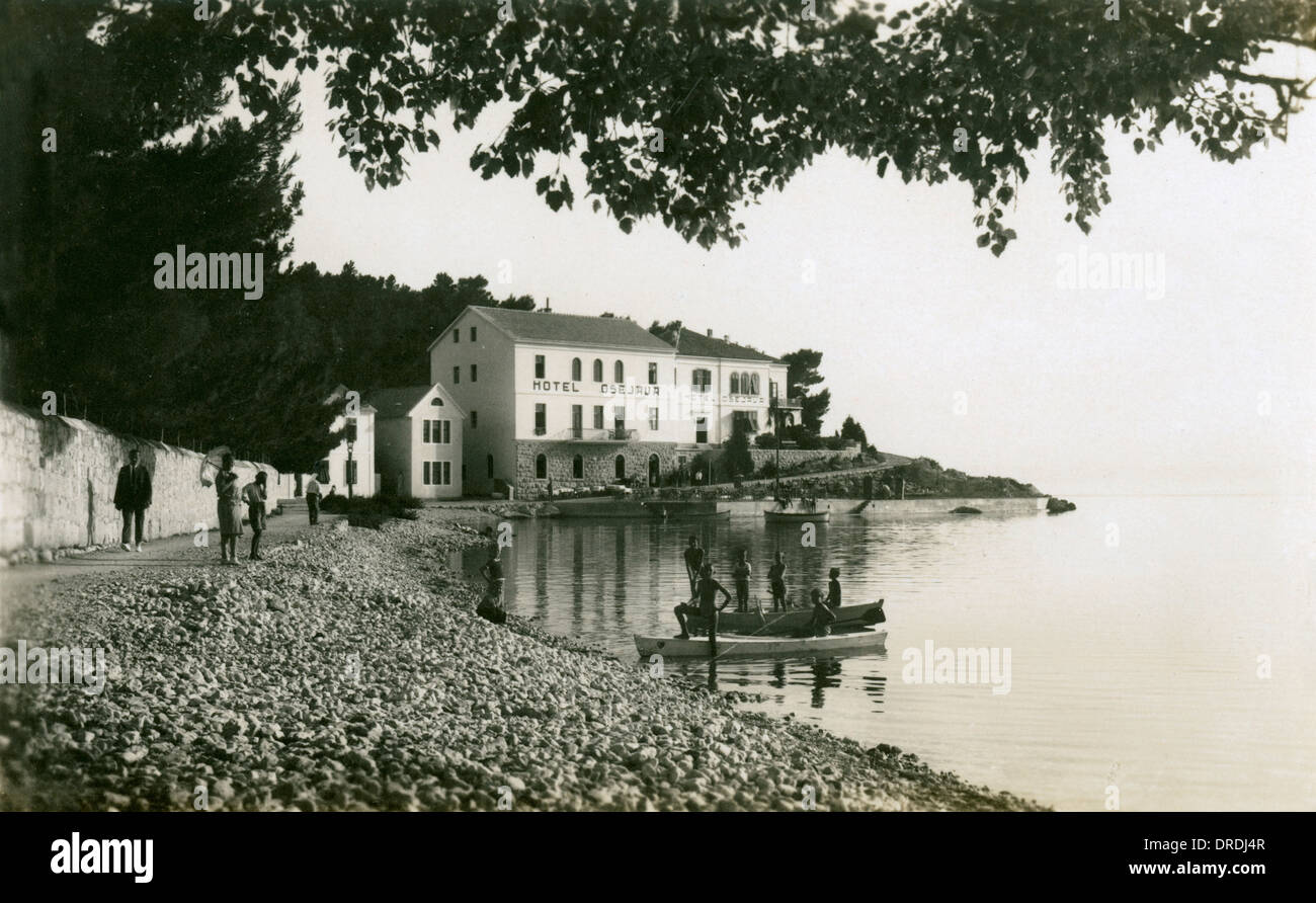 Makarska - Croatia - Hotel Osejava Stock Photo - Alamy