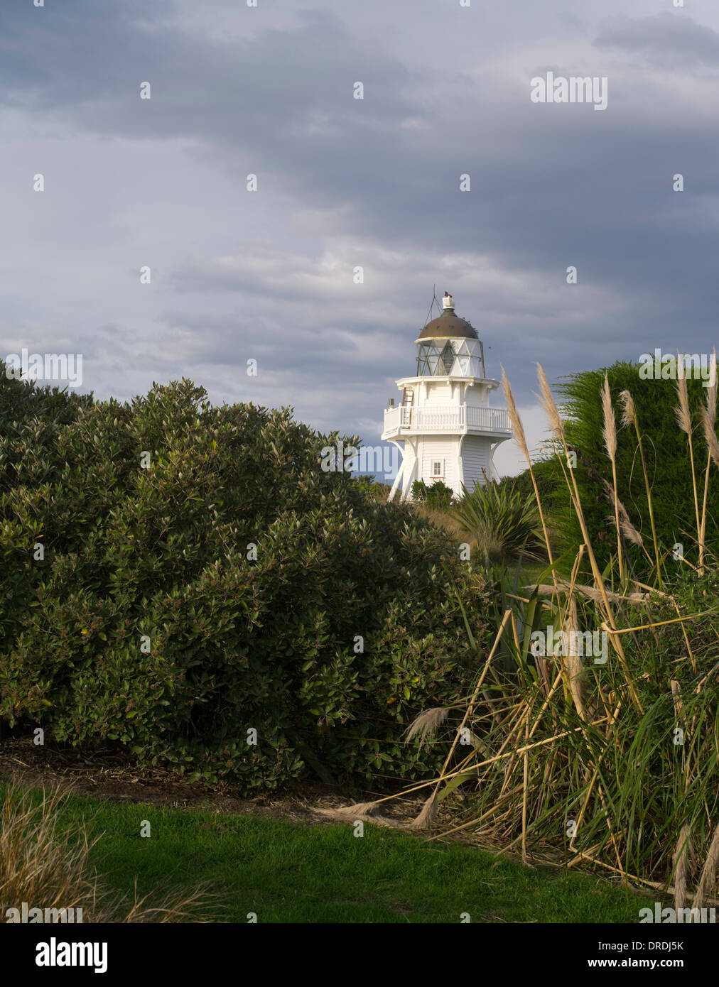 The Katiki Point Lighthouse, Katiki Point, Otago, New Zealand, June ...