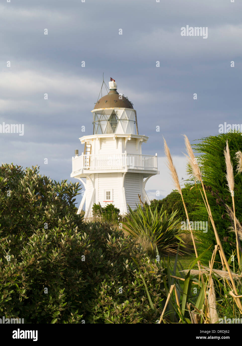 The Katiki Point Lighthouse, Katiki Point, Otago, New Zealand, June ...