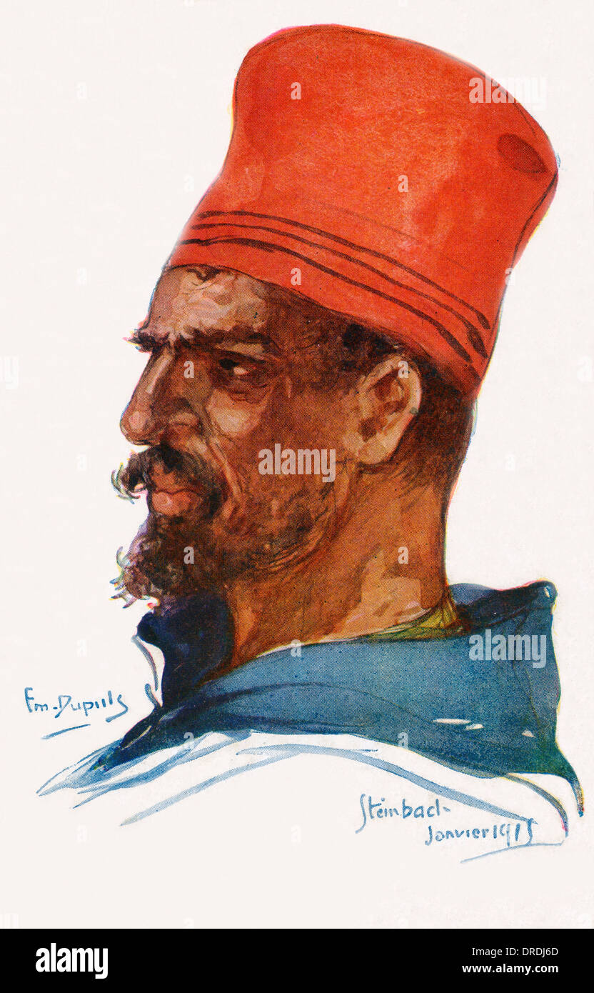 WWI - Colonial sailor fighting on the allied side Stock Photo - Alamy