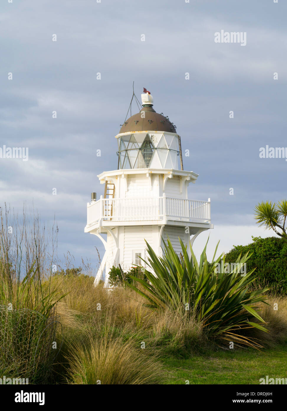 The Katiki Point Lighthouse, Katiki Point, Otago, New Zealand, June ...