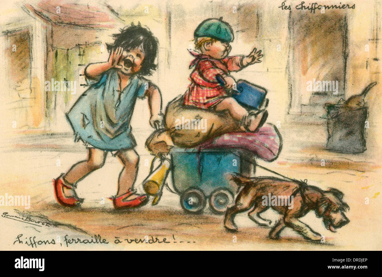 The Rag and Old Iron Sellers Stock Photo - Alamy