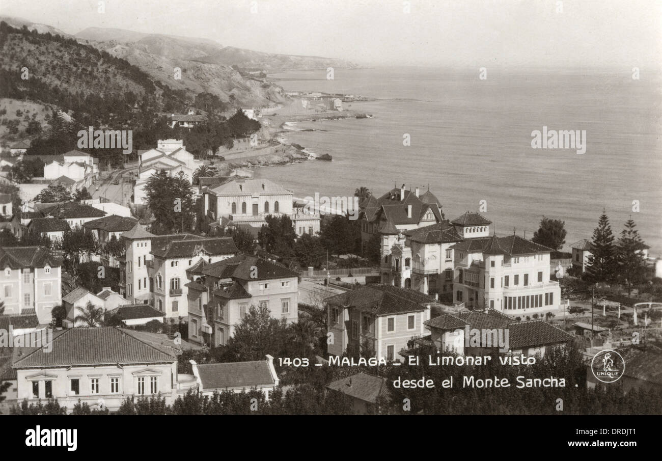 Malaga - View of El Limonar Stock Photo - Alamy