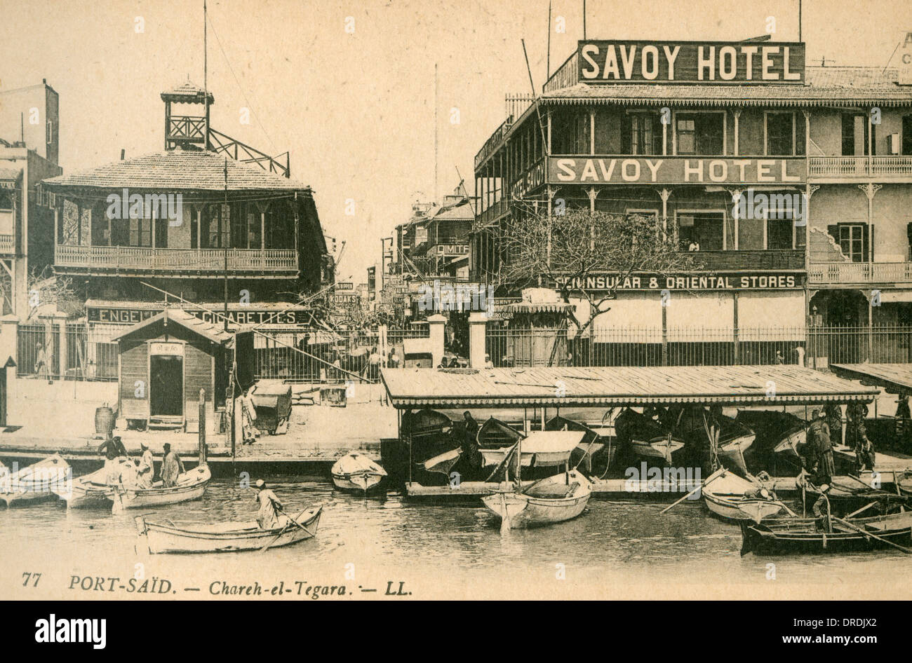 Port Said, Egypt - Savoy Hotel Stock Photo - Alamy