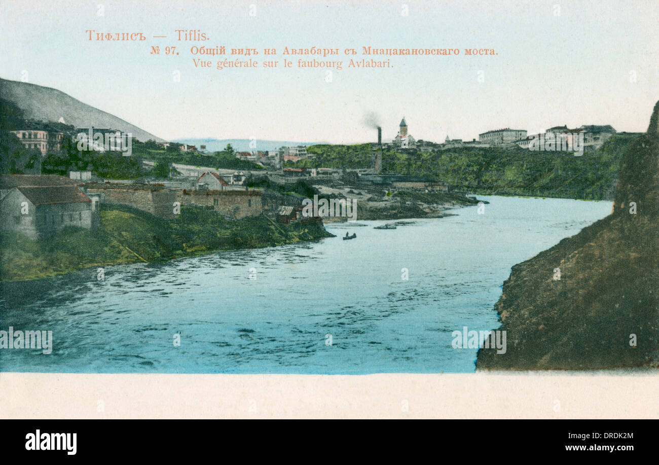Georgia - Tbilisi - Mtkvari River Stock Photo - Alamy