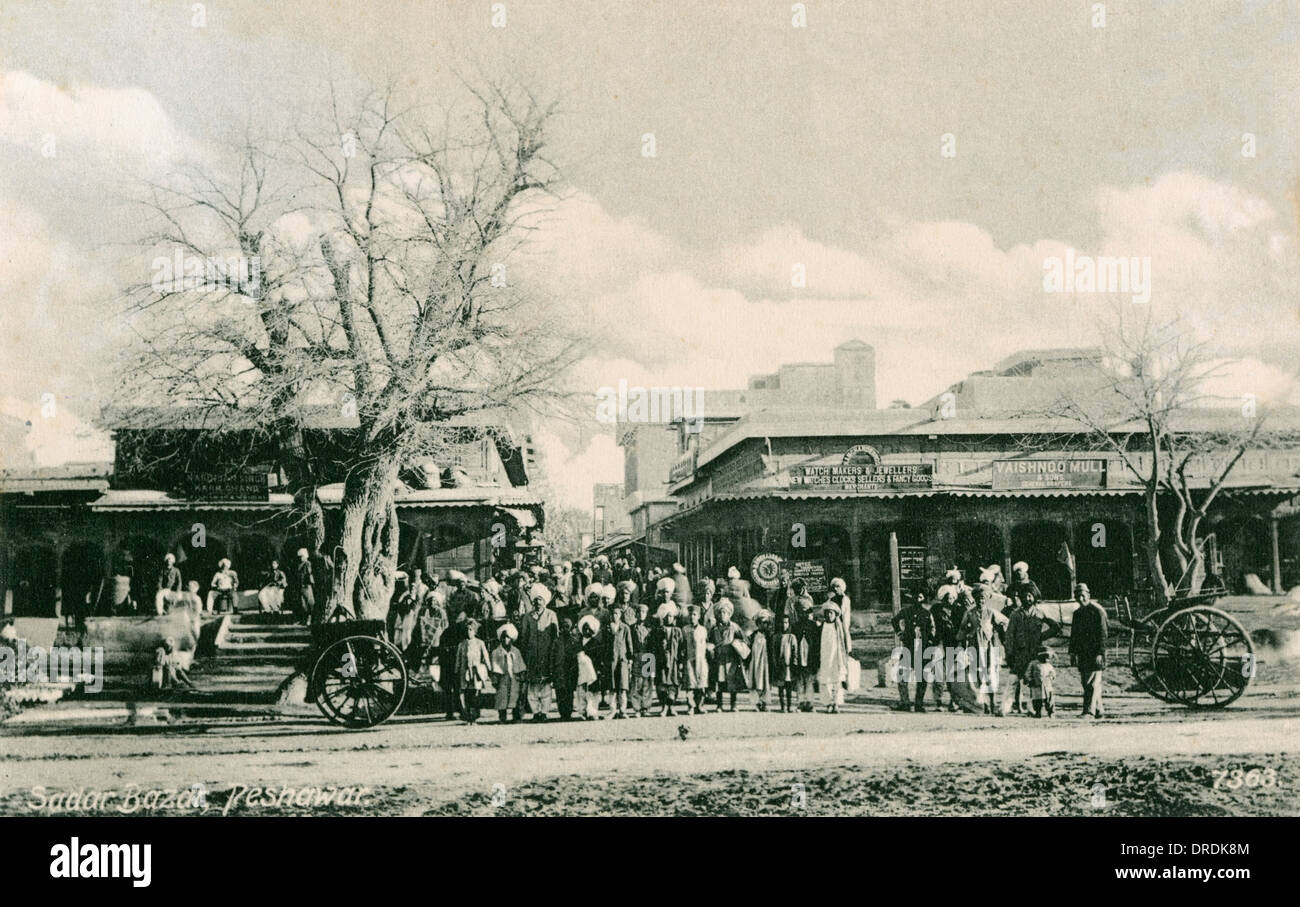 Sadar Bazaar, Peshawar Stock Photo - Alamy