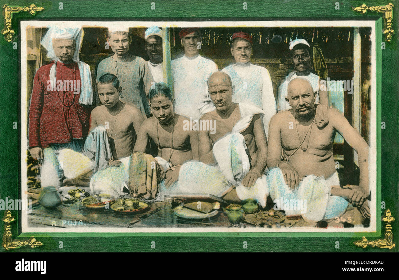 Puja Ceremony - India (Hinduism Stock Photo - Alamy