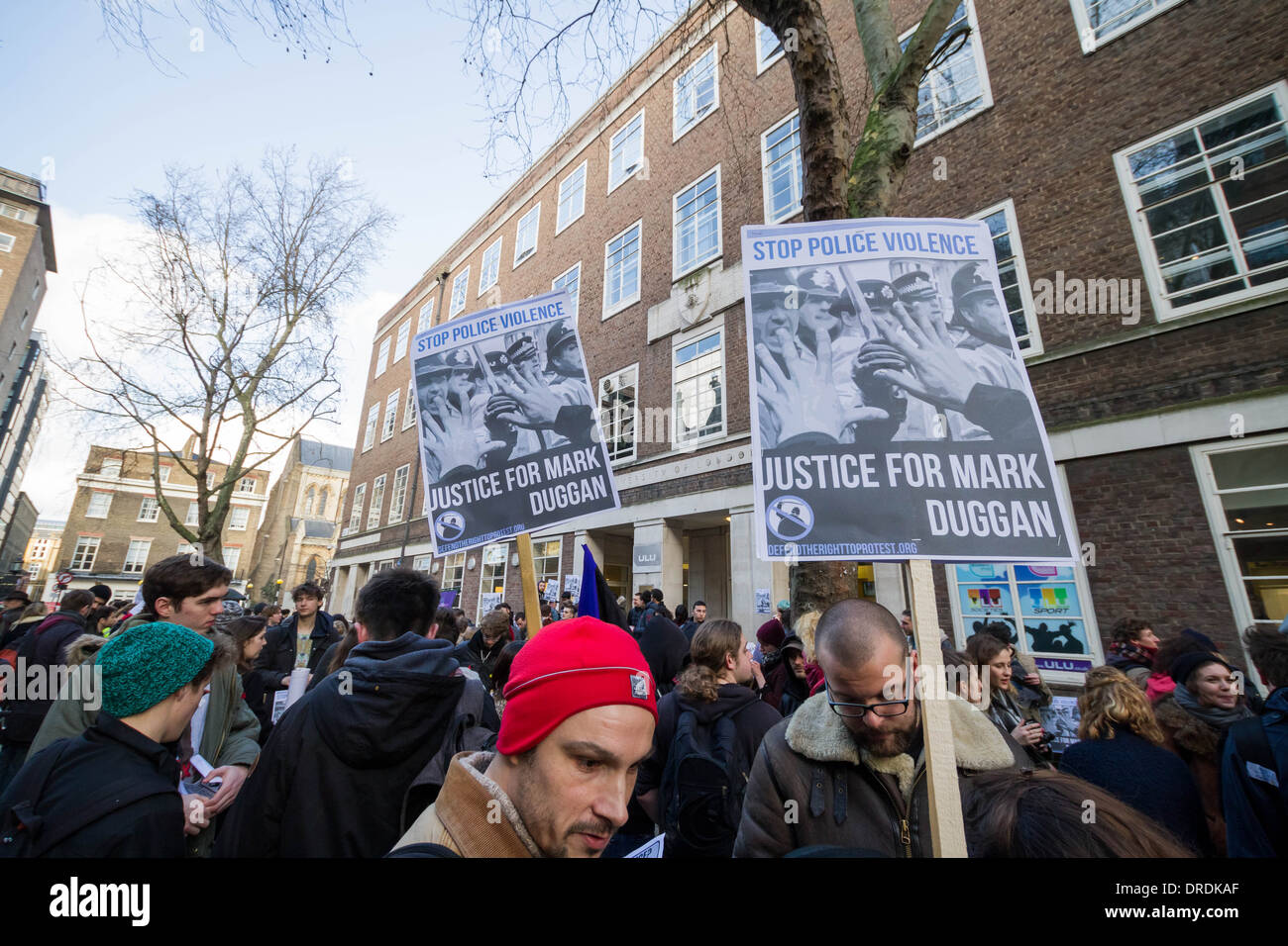 Anarchist activists joined students protesting march through London to ...