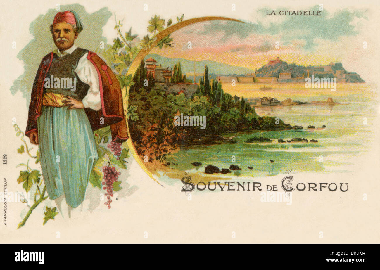 Corfu traditional costume hi-res stock photography and images - Alamy