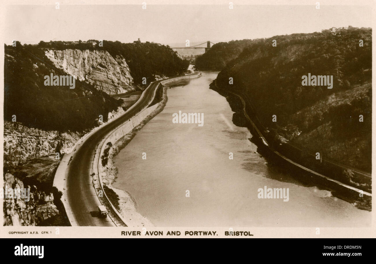 River Avon and Portway, Bristol Stock Photo - Alamy