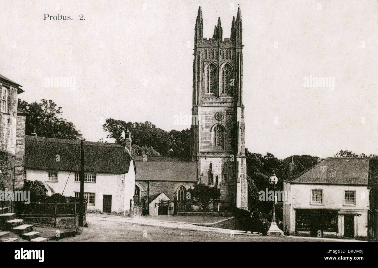 St probus church hi-res stock photography and images - Alamy