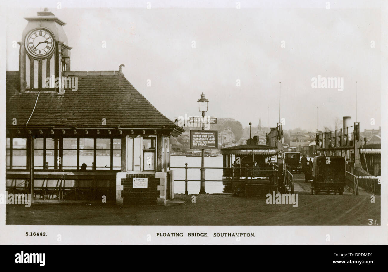 The Floating Bridge, Southampton Stock Photo - Alamy