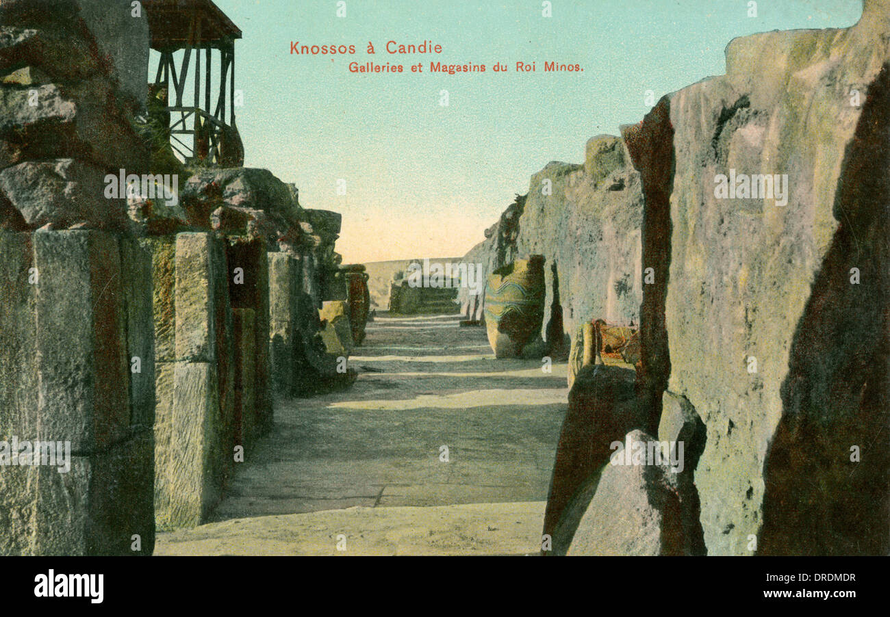 Greece - Palace of King Minos at Knossos Stock Photo - Alamy