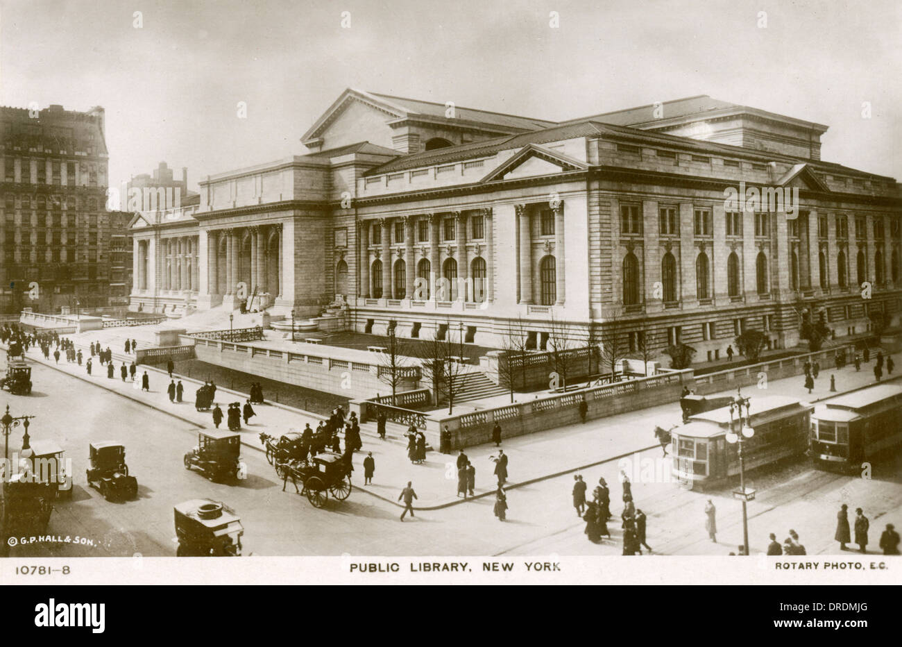 The Public Library in New York Stock Photo - Alamy