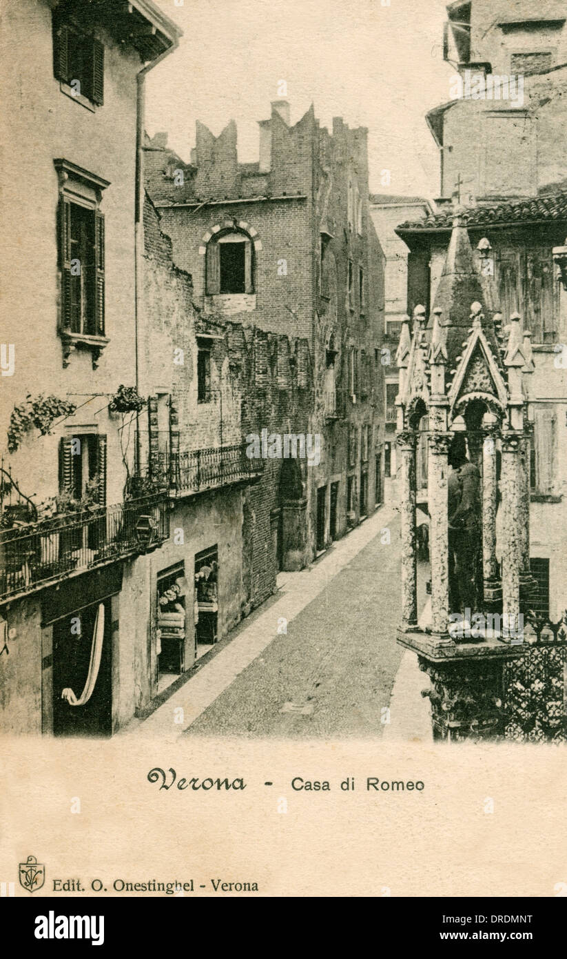 Romeos house verona hi-res stock photography and images - Alamy