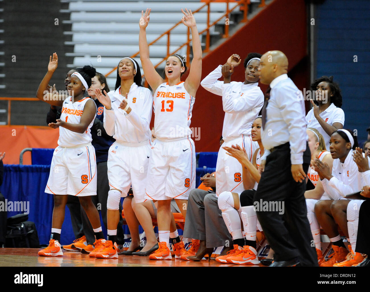 Syracuse, New York, USA. 23rd Jan, 2014. January 23, 2014: Syracuse ...