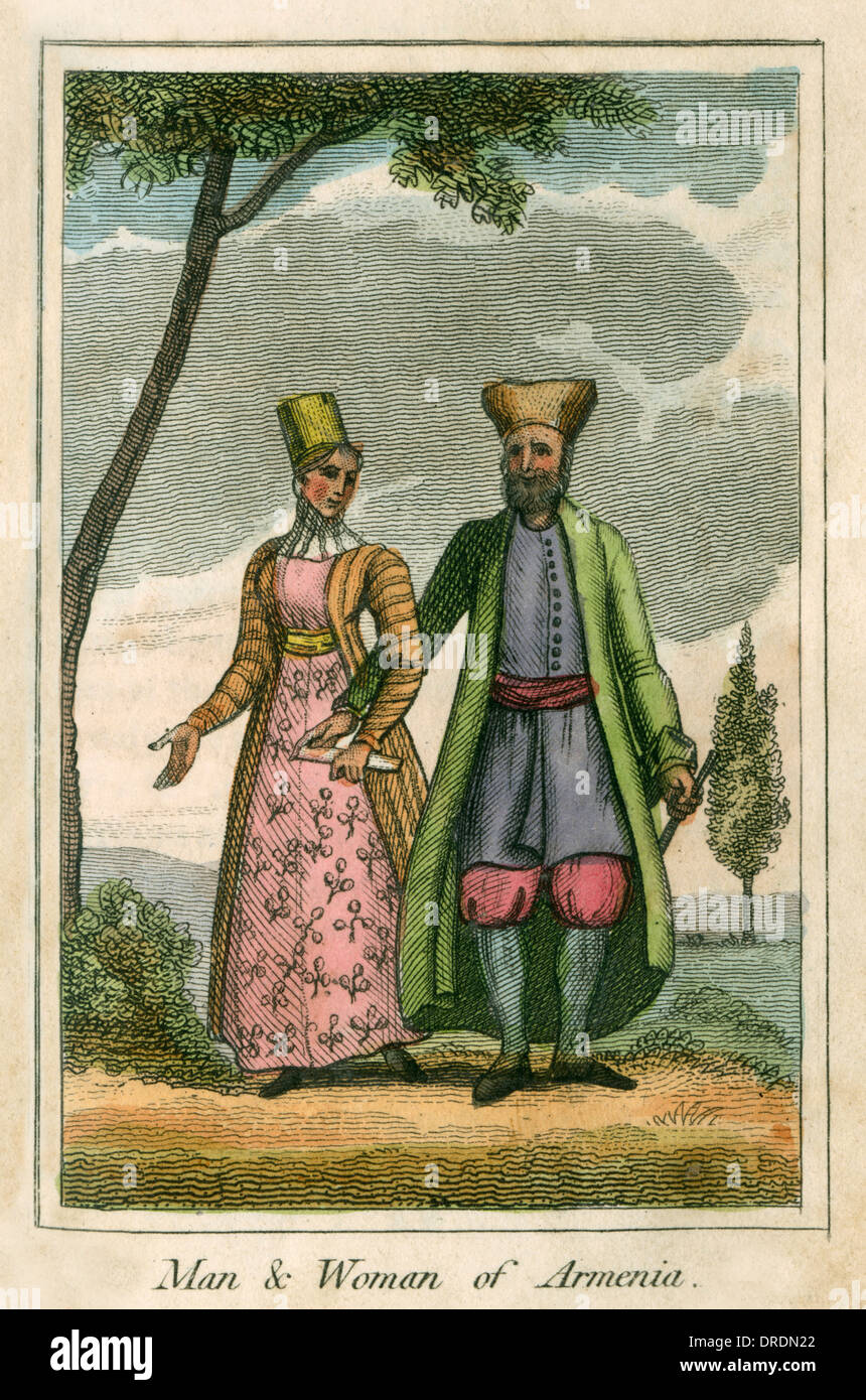 A man and Woman of Armenia Stock Photo - Alamy