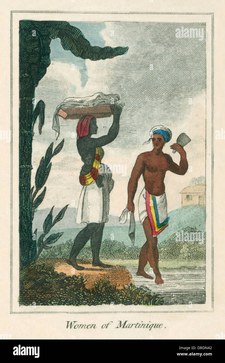 The Women of Martinique, West Indies Stock Photo - Alamy