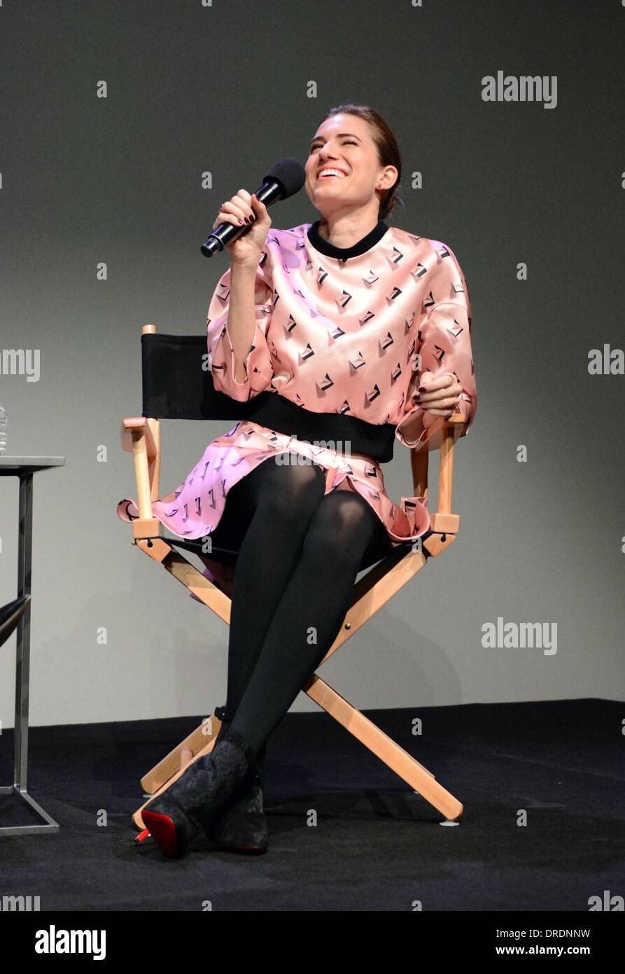 New York, NY, USA. 23rd Jan, 2014. Allison Williams at in-store ...