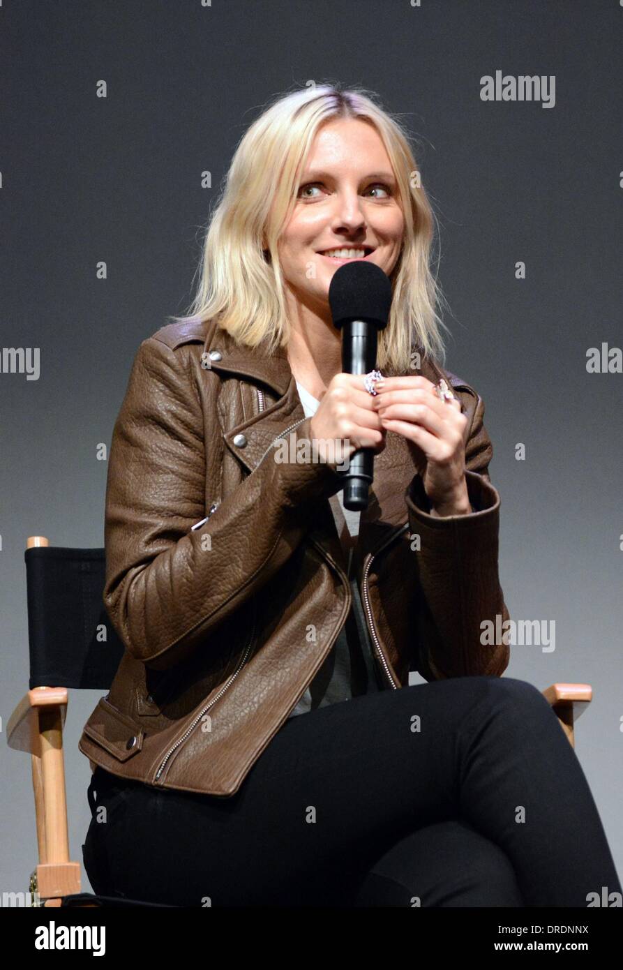 New York, NY, USA. 23rd Jan, 2014. Laura Brown of Harper's Bazaar at in ...