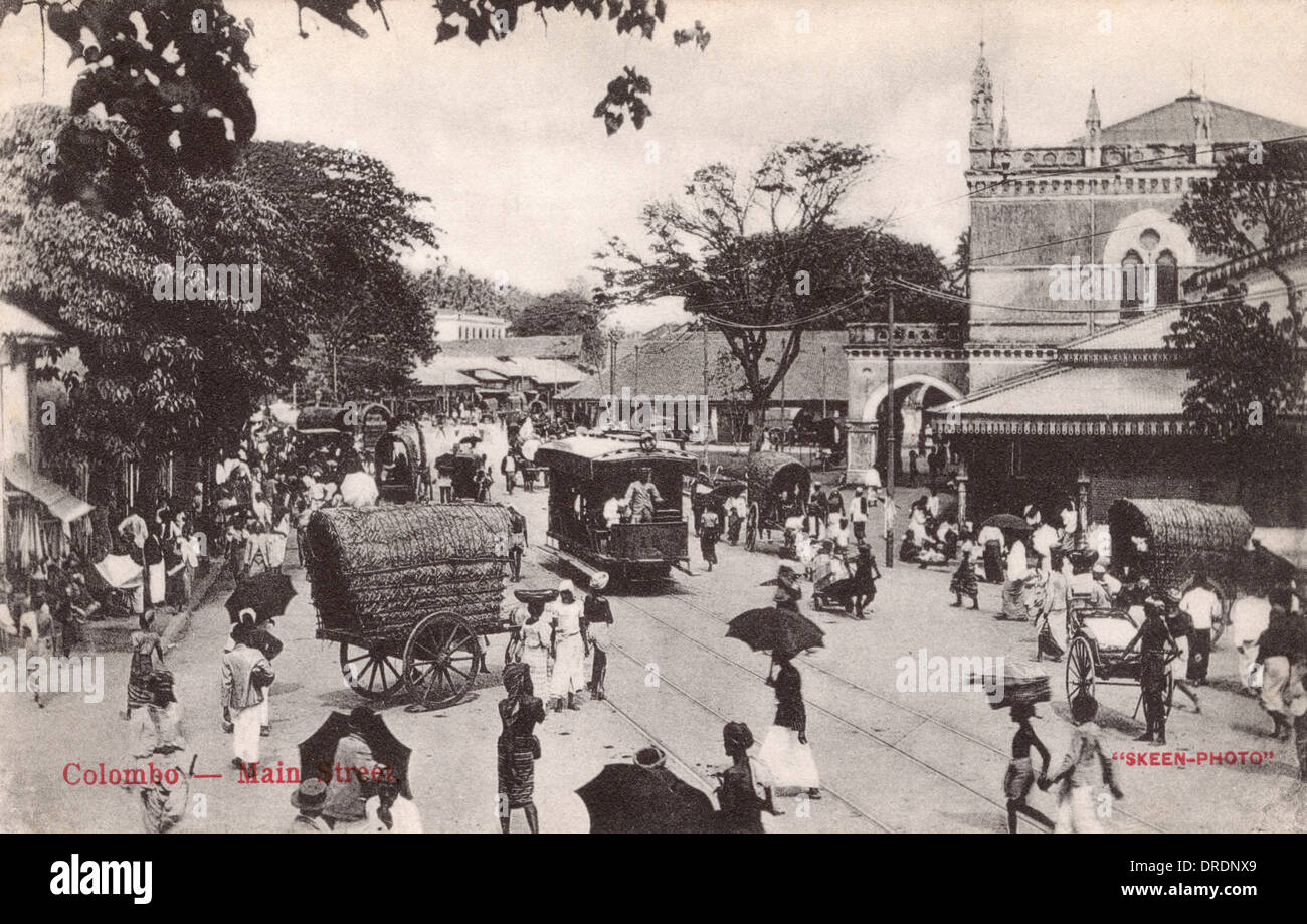 Sri Lanka - Colombo - Main Street Stock Photo - Alamy