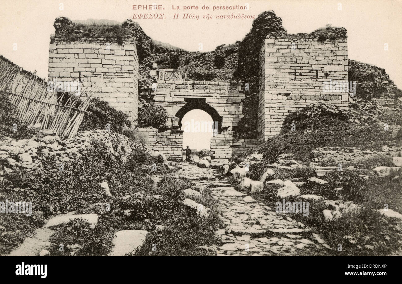The Gate of Persecution - Ephesus, Turkey Stock Photo - Alamy