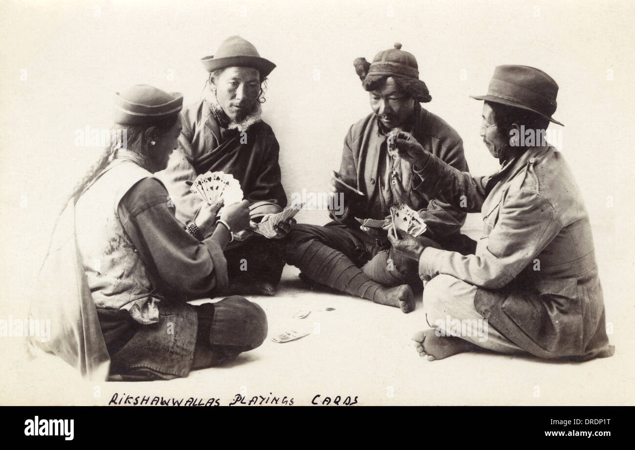 Four playing cards hi-res stock photography and images - Alamy