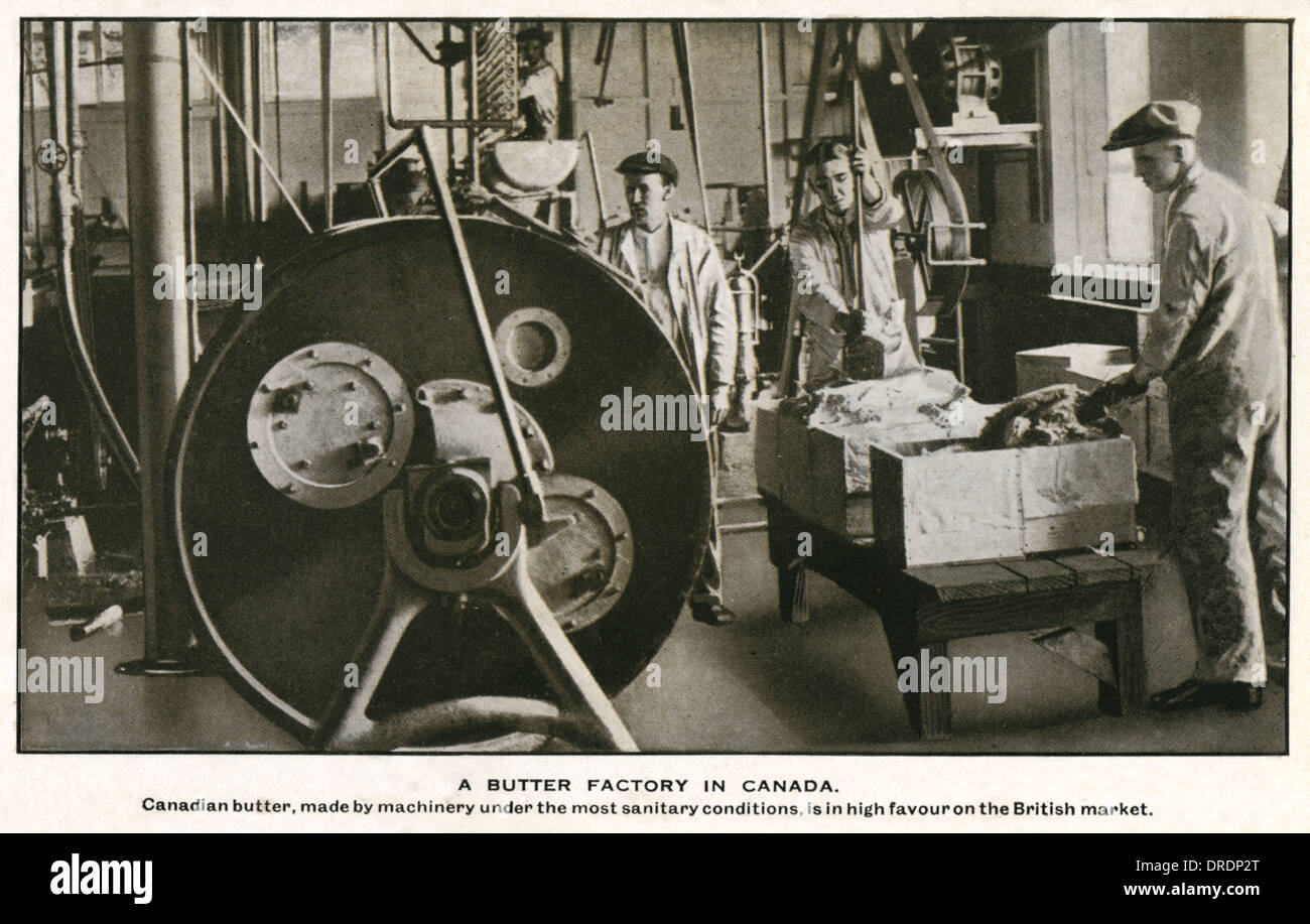 Butter churn factory hi-res stock photography and images - Alamy