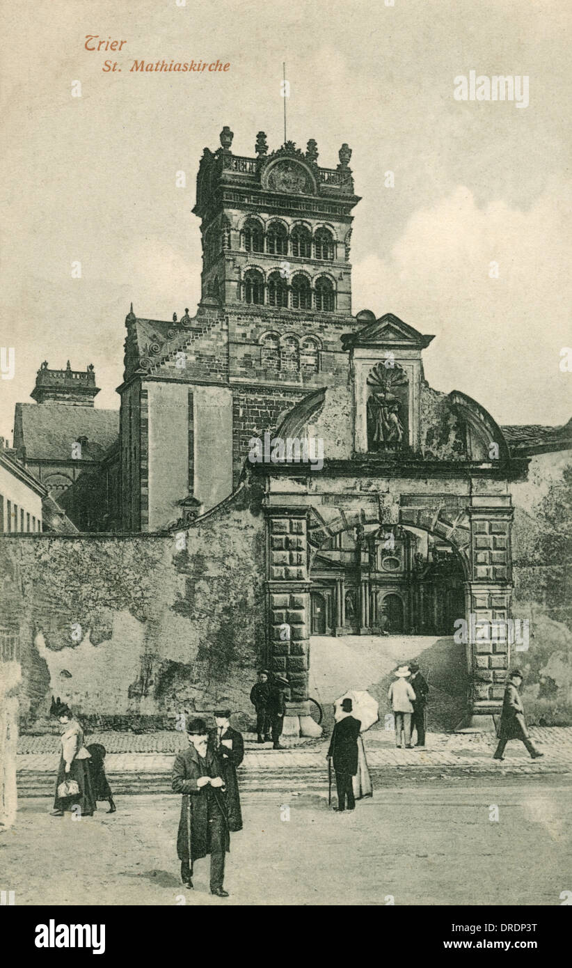 Trier, Germany - St Matthias Abbey Stock Photo - Alamy