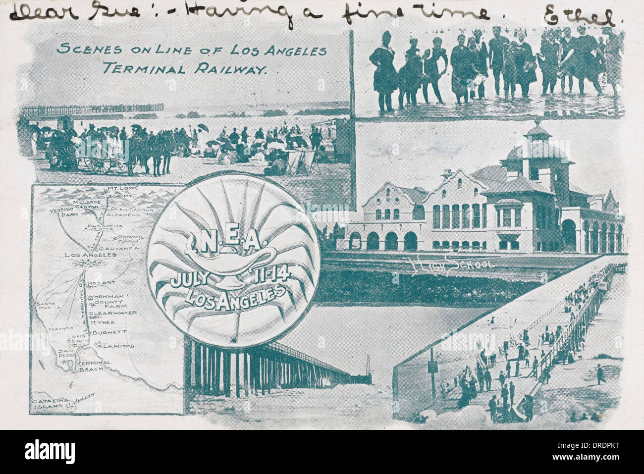 Los Angeles Terminal Railway Stock Photo - Alamy